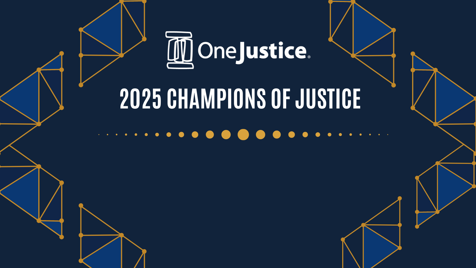 Announcing: OneJustice's 2025 Champions of Justice - OneJustice